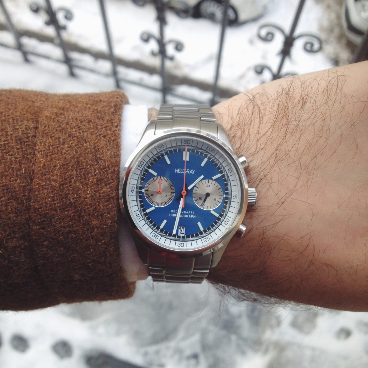 Helgray Silverstone Blue dial Ref.1409 (Review) – KaminskyBlog
