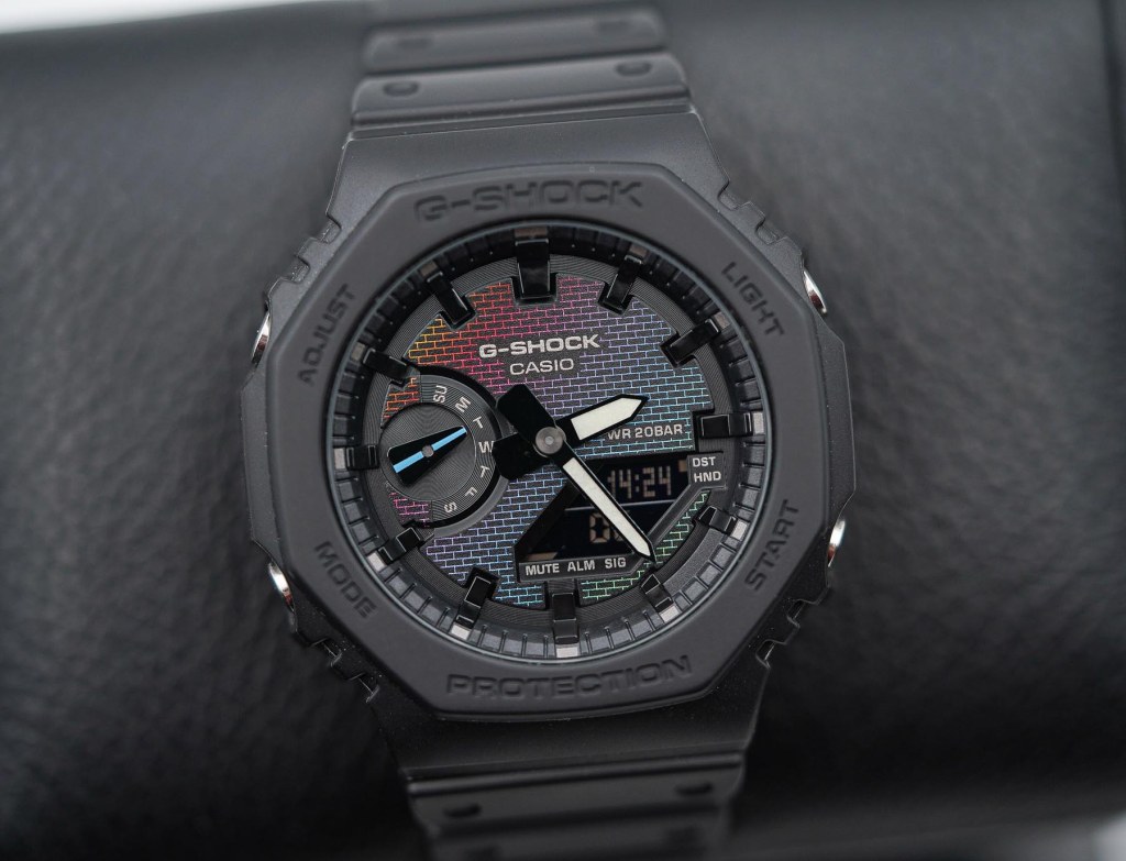 Casio G-Shock “CasiOak” Rainbow Brick Wall GA-2100RW-1A (Review) – My ...