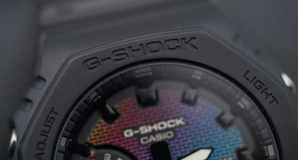 Casio G-Shock “CasiOak” Rainbow Brick Wall GA-2100RW-1A (Review) – My ...